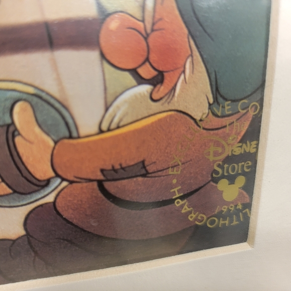 Disney | Art | Vintage 994 Disney Snow White Commemorative Lithograph ...